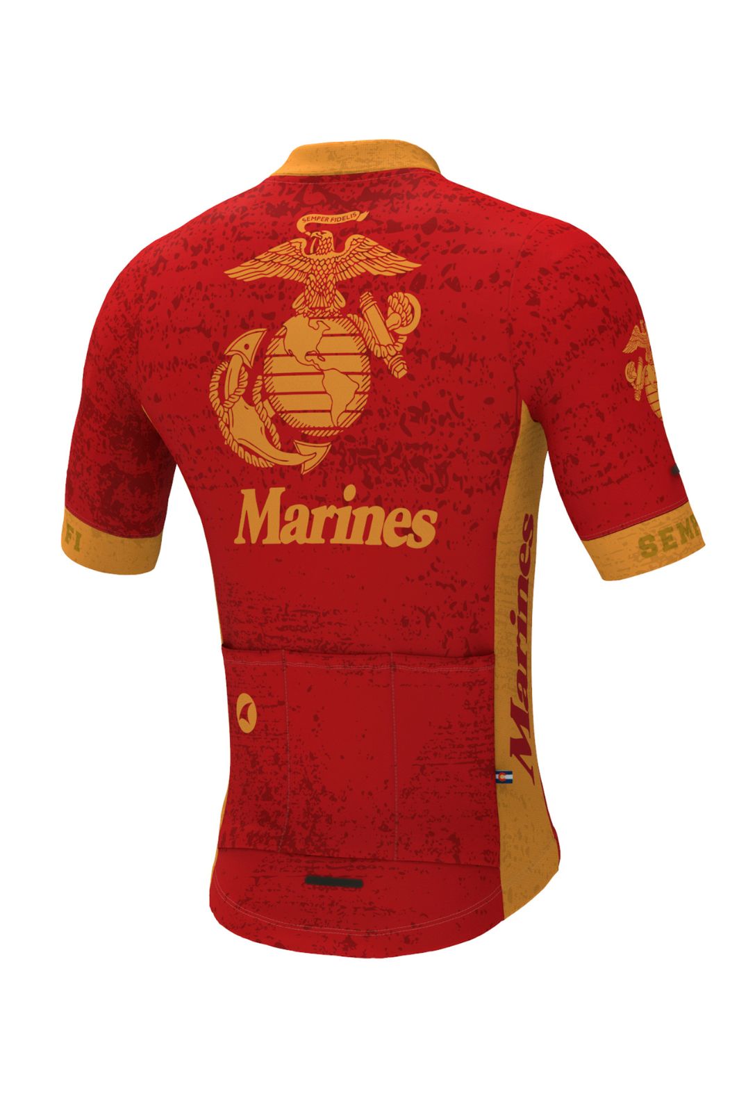 Men's US Marines Cycling Jersey | USA Military | Pactimo