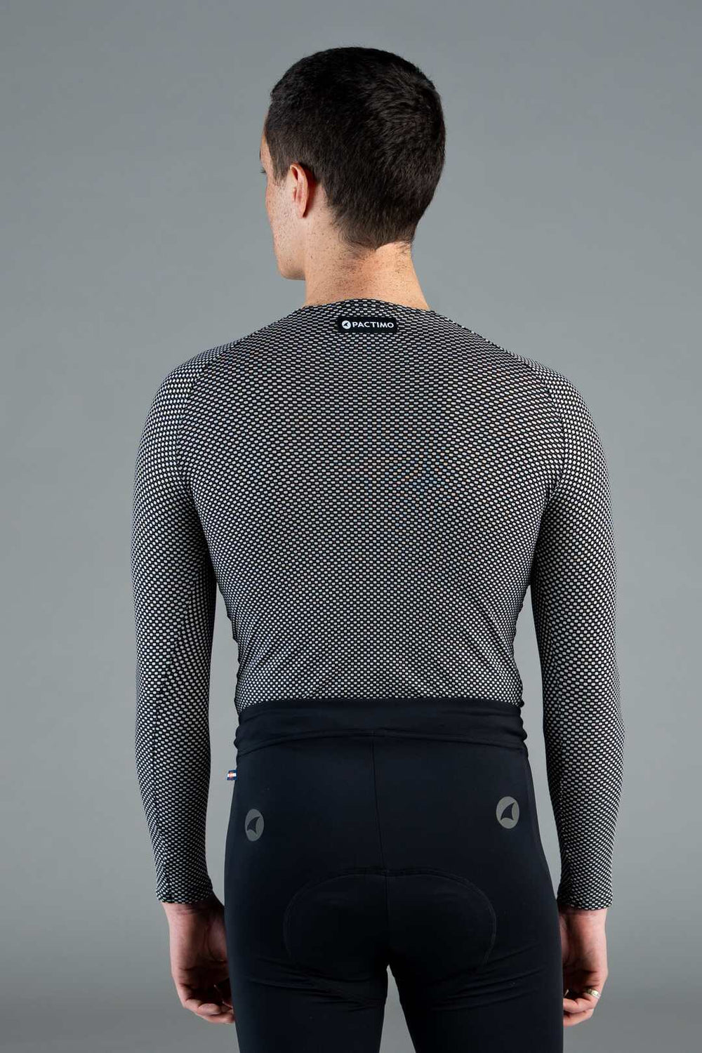 Men's Compression Cycling Bibs | Black Long-Distance Bibs | Pactimo