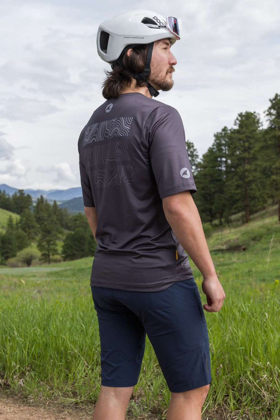 Men's Navy Mountain Bike Shorts | Range Trail Collection | Pactimo