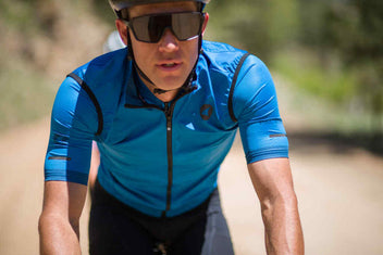 Five Pocket Aero Cycling Jersey for Men | Off-White Color | Pactimo