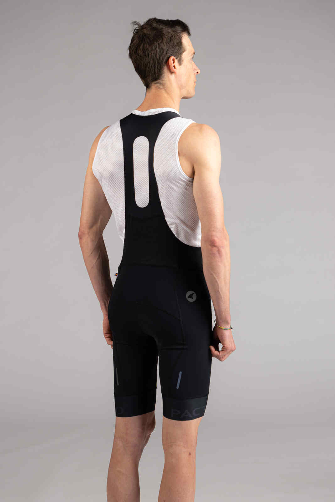 Men's Black Long Distance Cycling Bibs | Ascent Pro | Pactimo