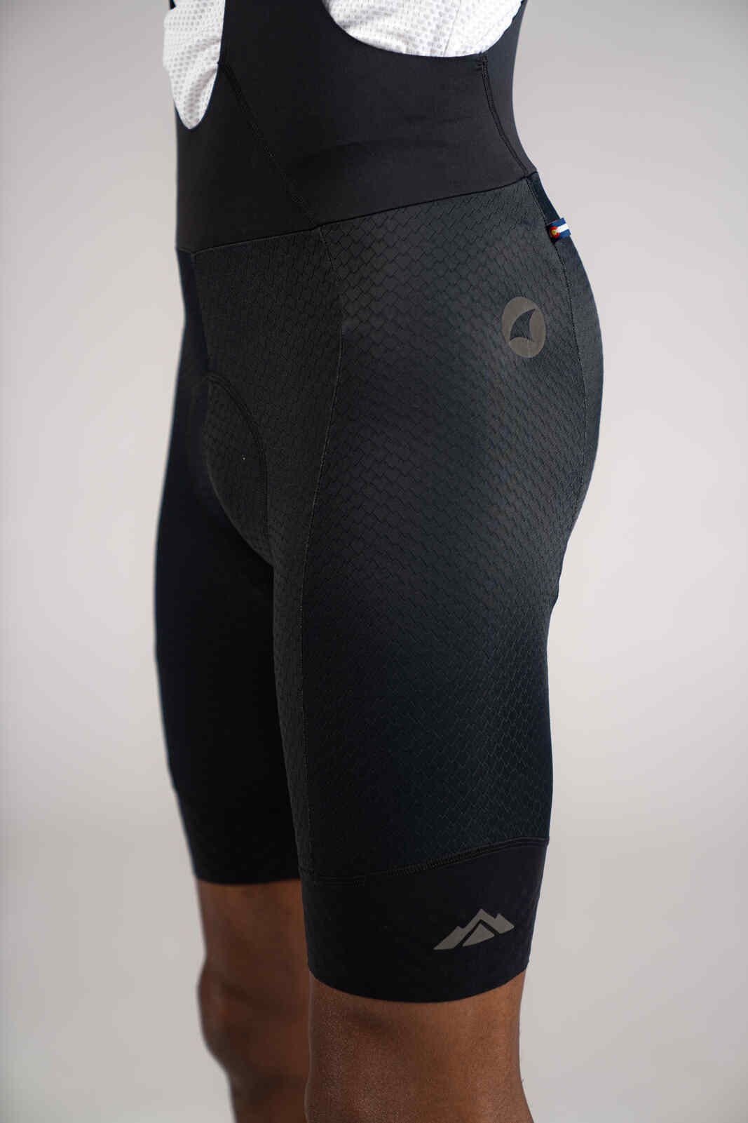 Men's Compression Cycling Bibs | Black Long-Distance Bibs | Pactimo