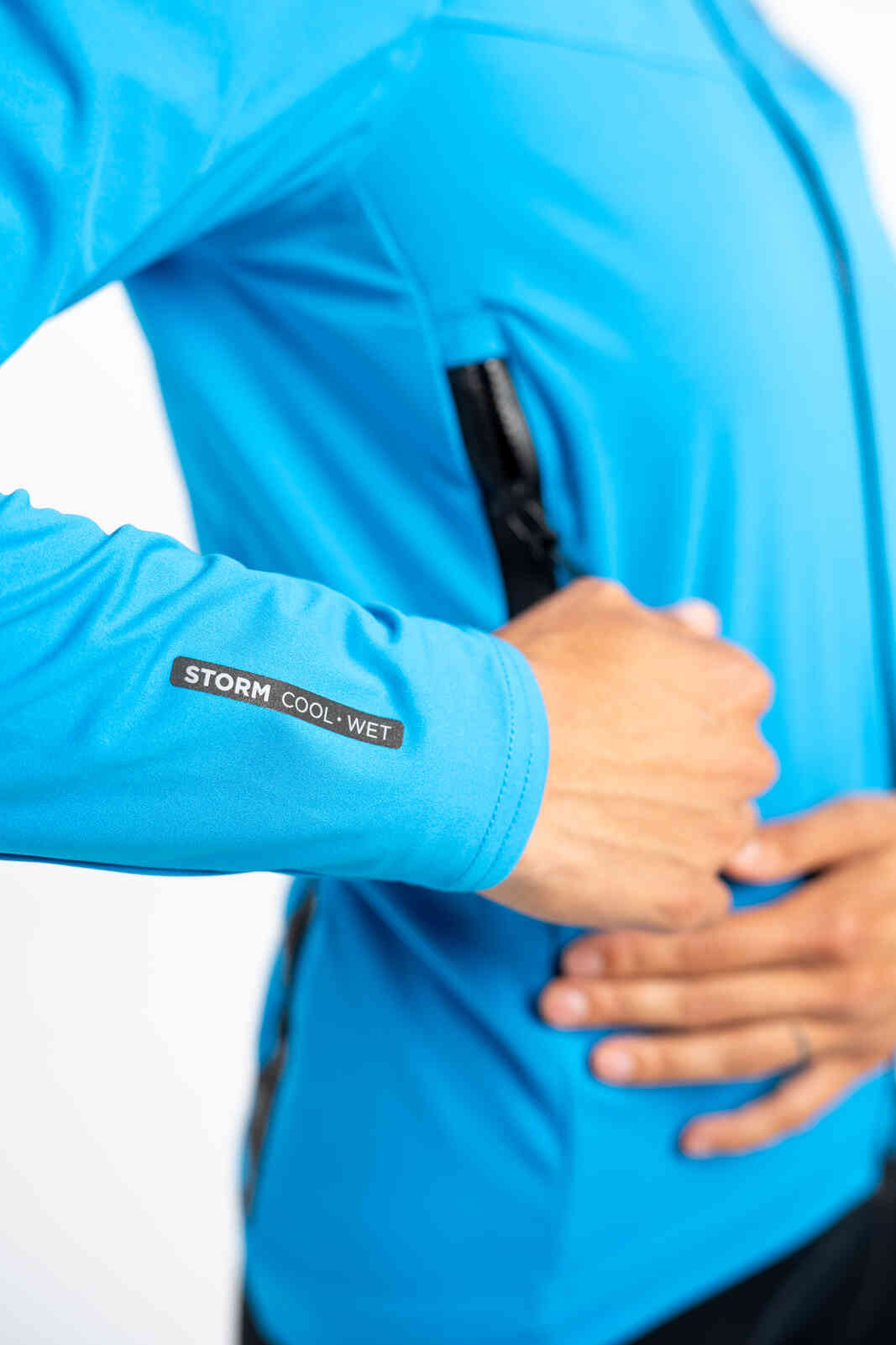 Women's Blue Cycling Jacket | Water-Resistant | Pactimo
