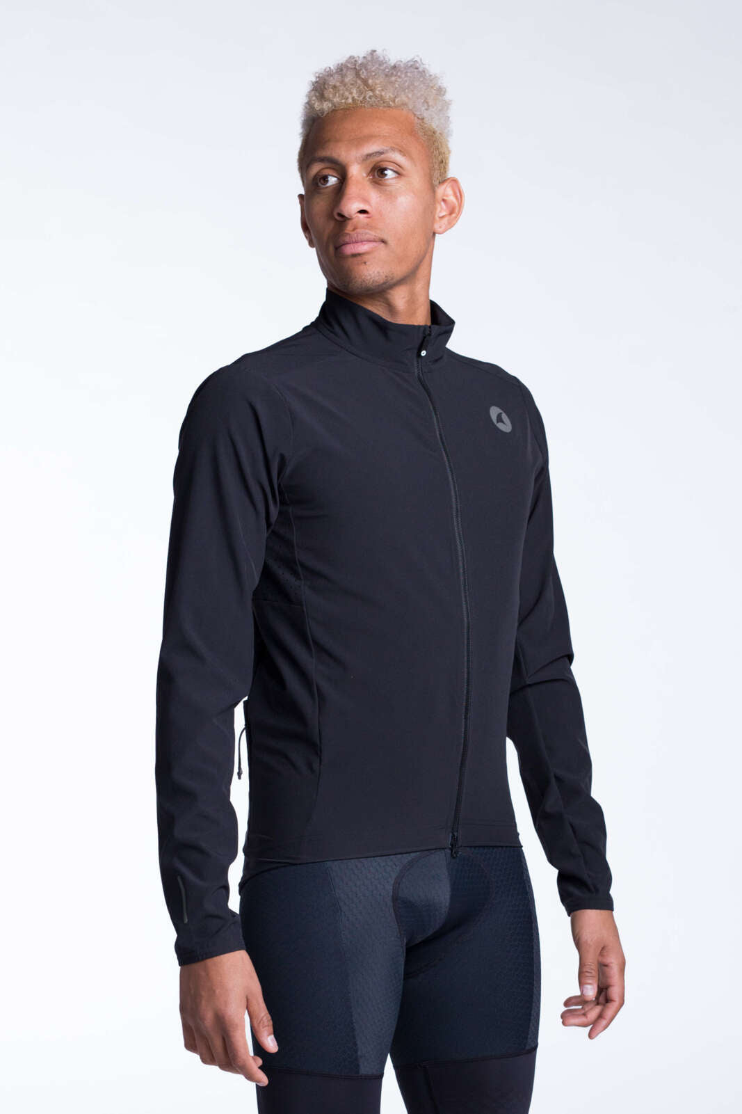 Men's Black Cycling Jacket | Wind & Water Resistant | Pactimo