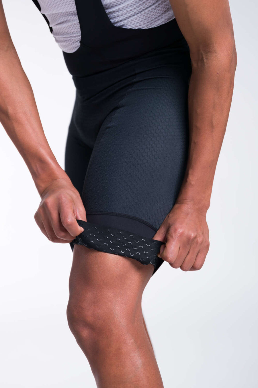 Men's Compression Cycling Bibs | Black Long-Distnace Bibs | Pactimo