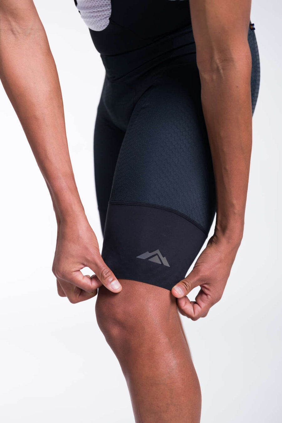 Men's Compression Cycling Bibs | Black Long-Distance Bibs | Pactimo